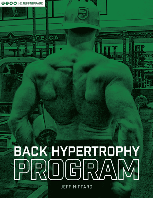 Back Hypertrophy Program Jeff Nippard Fitness
